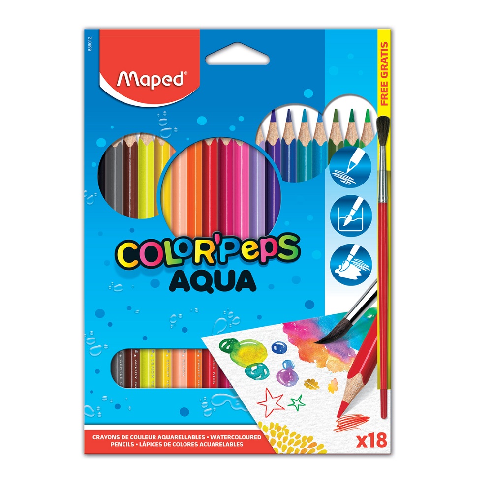 MAPED DRVENE BOJICE COLOR`PEPS AQUA - Papagaj
