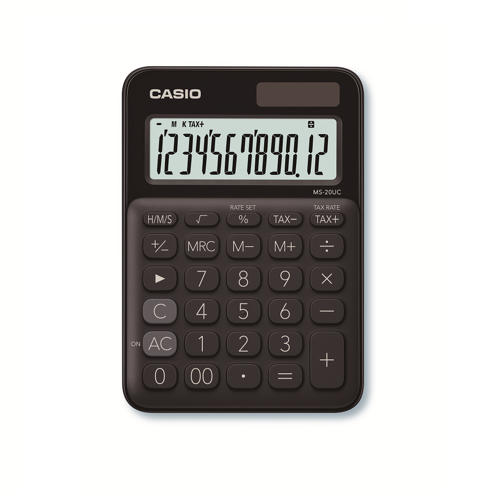 CASIO KALKULATOR MS 20 UC CRNI - Papagaj
