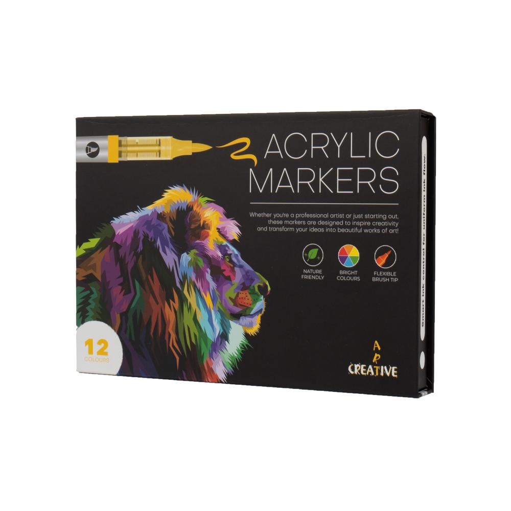 CREATIVE ART AKRILNI MARKER SET 1/12 LUX - Papagaj